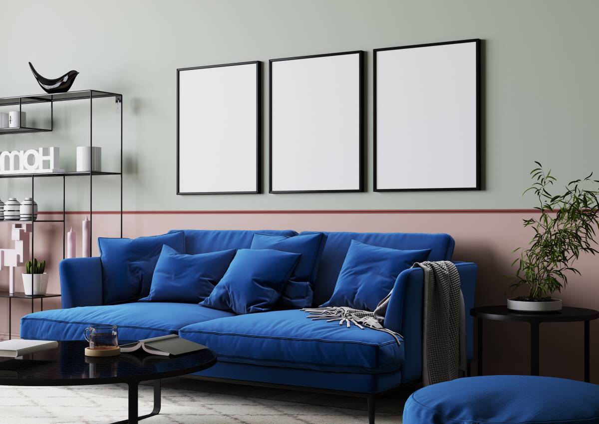 Modern two-colour combinations for the living room | Oneflare